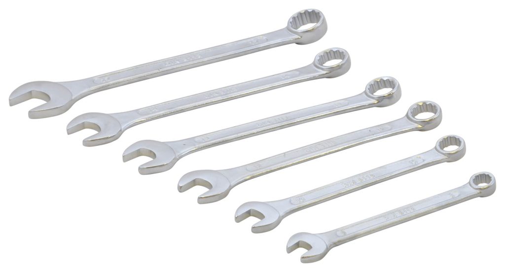 Combination Spanner Set – Metric – 6 Piece – Central Tech Supplies